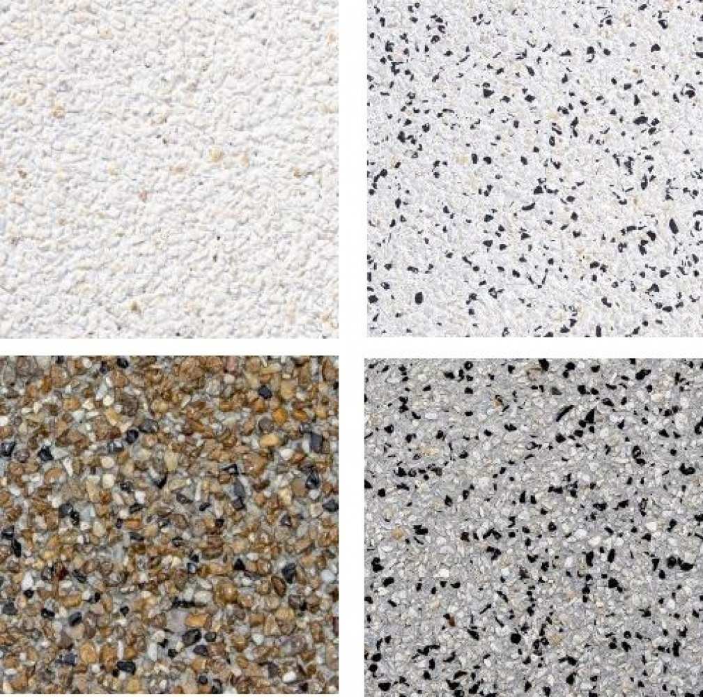 Banca stradala din beton si mozaic natural colorat tip A