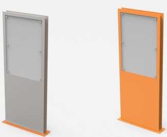 Panou informativ stradal bifacial AFFIX