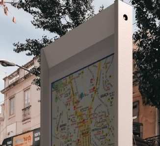 Panou informativ stradal bifacial ARCADE