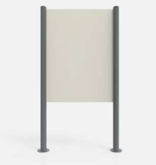 Panou publicitar bifacial metalic NEVIS